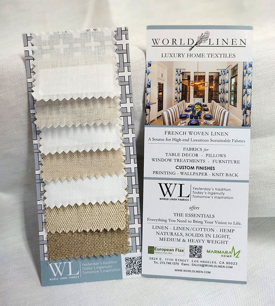 World Linen Sample Card – WORLD LINEN