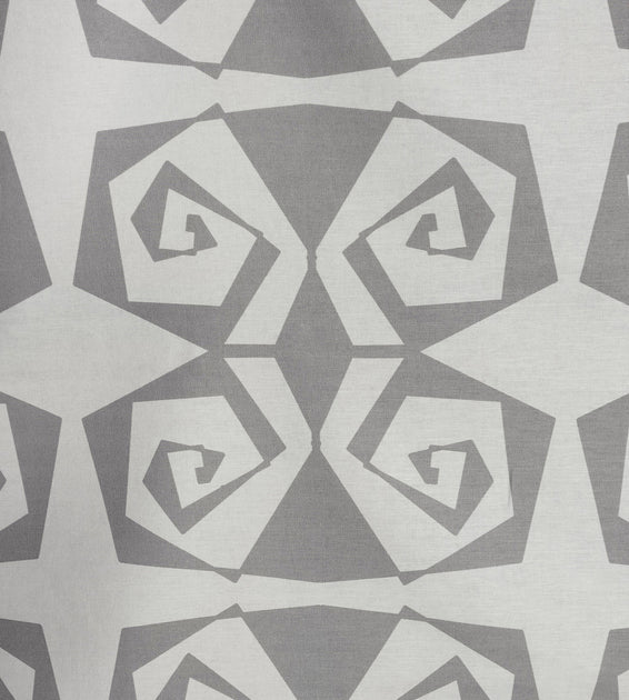 GEOMETRIX SILVER GREY – WORLD LINEN